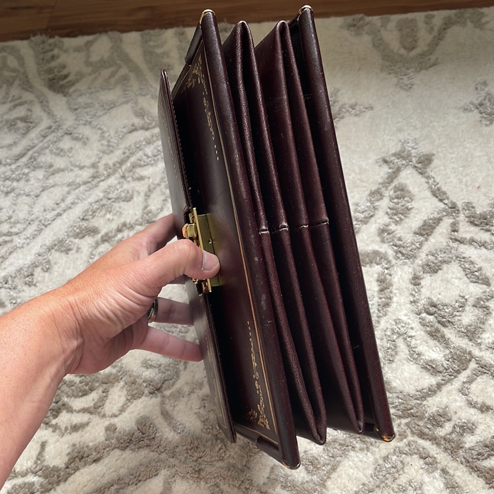 Vintage Michelangelo Italian Grace Kelly Bag Chocolat… - Gem